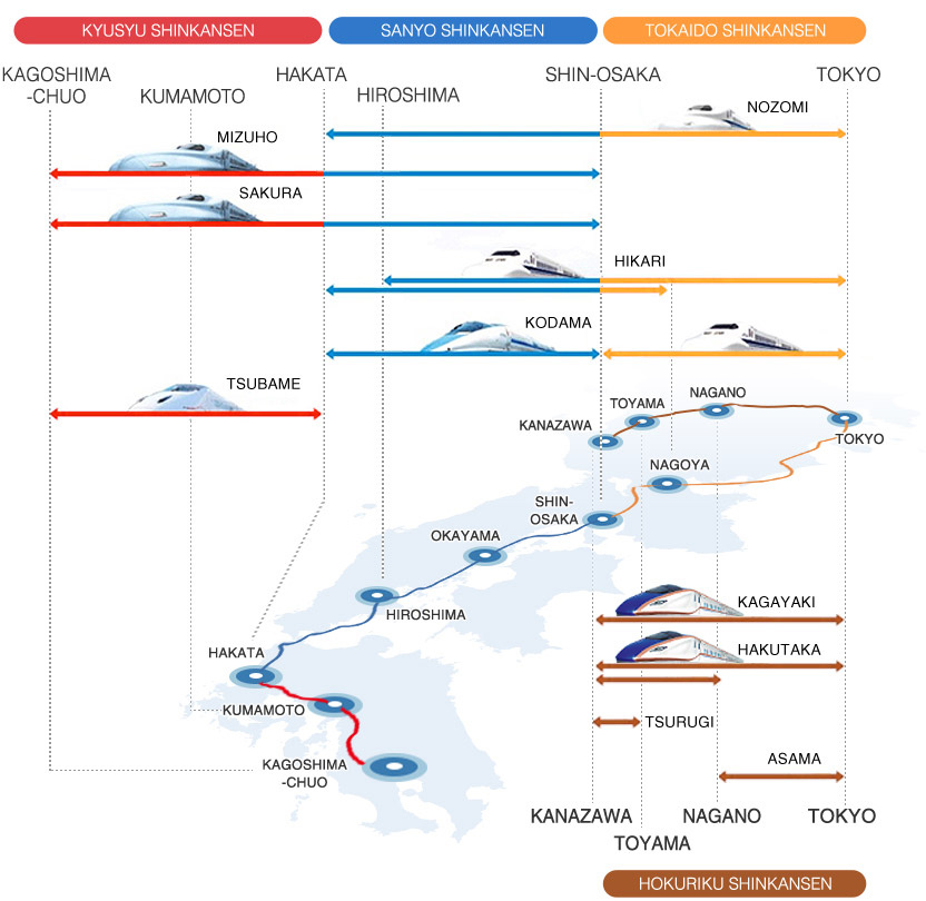 เปิดคู่มือ รถไฟชินคันเซ็น พร้อมเส้นทางวิ่งและราคา ครบทุกเรื่องที่ต้อง ...