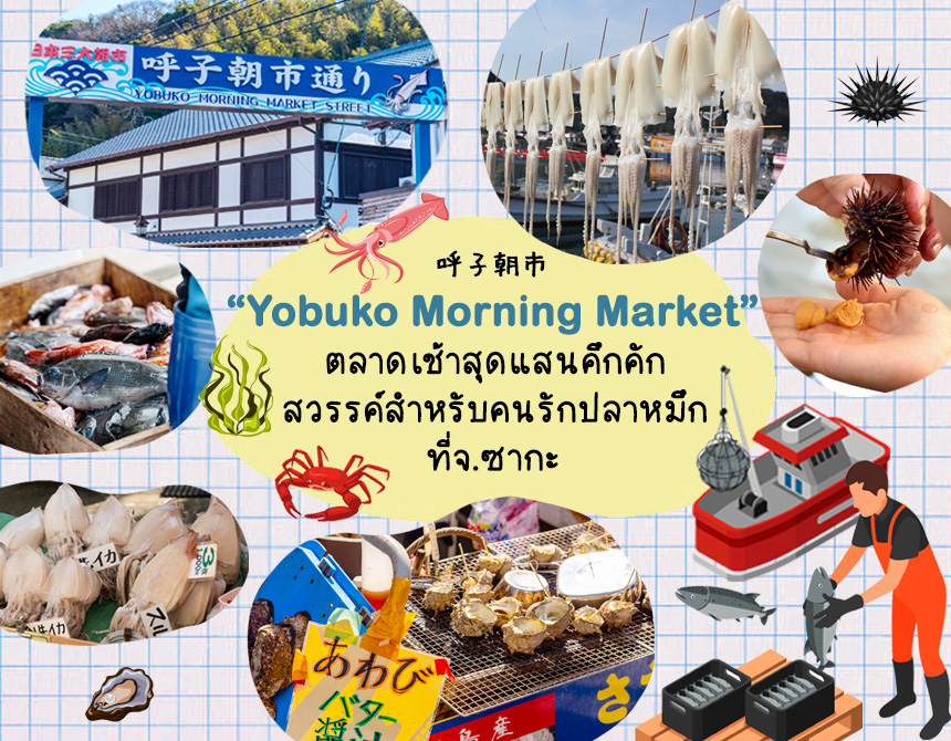 Yobuko Morning Market ตลาดเช้าสุดแสนคึกคักสวรรค์สำหรับคนรักปลาหมึกที่จ. ...